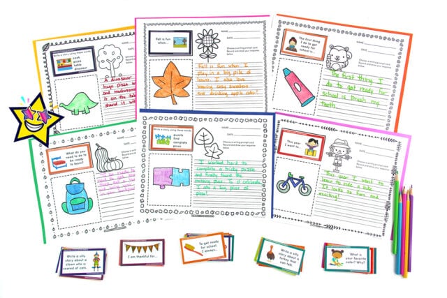 Fall Writing Prompts - Superstar Worksheets