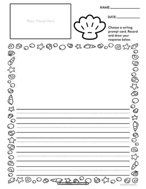 Summer Writing Prompts - Superstar Worksheets