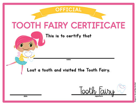 Tooth Fairy Letter (Free Printables) - Superstar Worksheets
