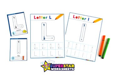 Letter L Tracing Worksheets - Superstar Worksheets