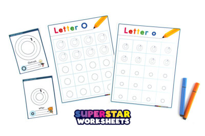 Letter O Tracing Worksheets - Superstar Worksheets