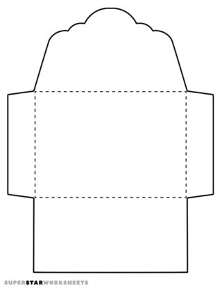 Envelope Template (Free Printables) - Superstar Worksheets