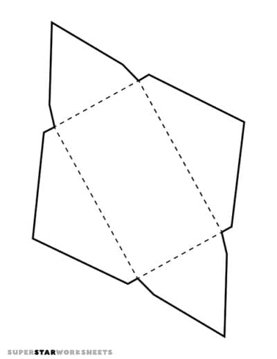 Envelope Template (Free Printables) - Superstar Worksheets