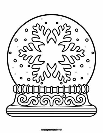 Snowflake Coloring Pages (Free Printables) - Superstar Worksheets