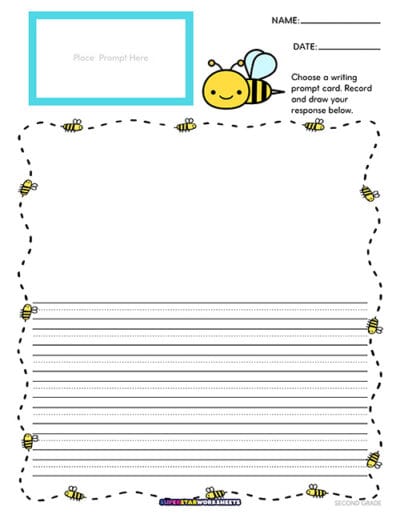 Spring Writing Prompts - Superstar Worksheets