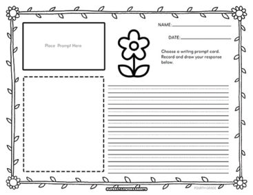 Spring Writing Prompts - Superstar Worksheets