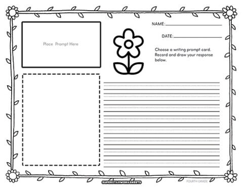 Spring Writing Prompts - Superstar Worksheets