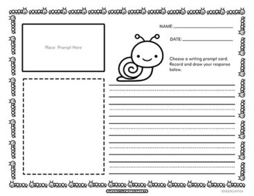 Spring Writing Prompts - Superstar Worksheets