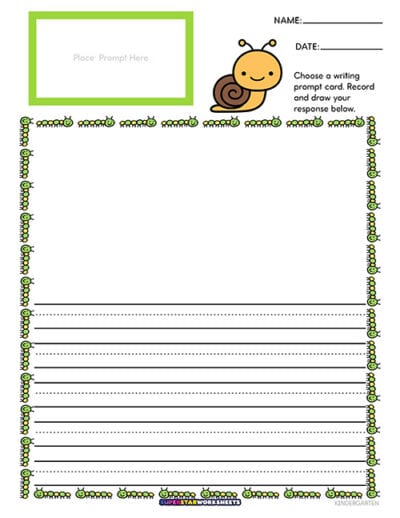Spring Writing Prompts - Superstar Worksheets