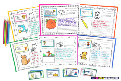 Spring Writing Prompts - Superstar Worksheets