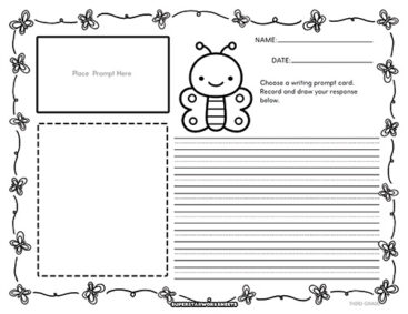 Spring Writing Prompts - Superstar Worksheets