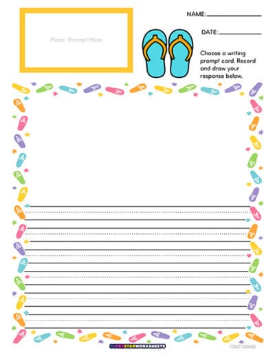 Summer Writing Prompts - Superstar Worksheets