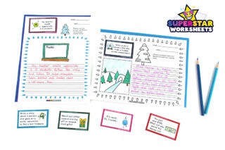 Winter Writing Prompts - Superstar Worksheets