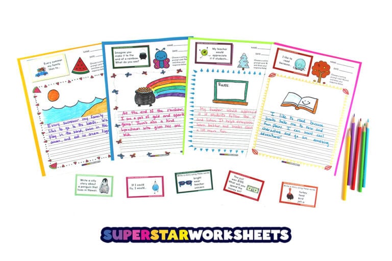 Winter Writing Prompts - Superstar Worksheets