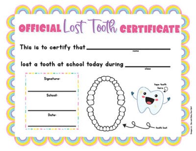 Tooth Fairy Letter (Free Printables) - Superstar Worksheets