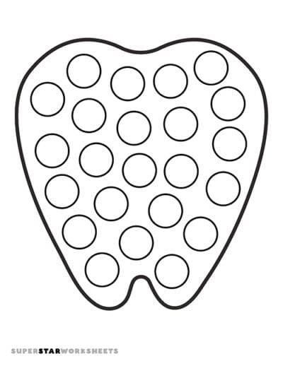 Tooth Template (Free Printables) - Superstar Worksheets
