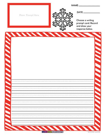 Winter Writing Prompts - Superstar Worksheets