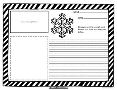 Winter Writing Prompts - Superstar Worksheets