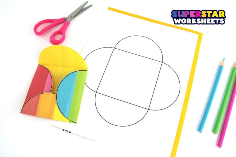 Envelope Template (Free Printables) - Superstar Worksheets