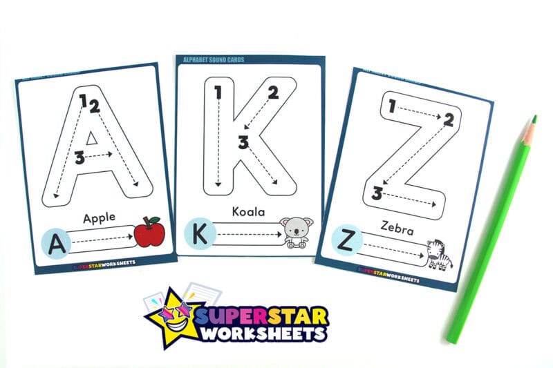 Letter Tracing Worksheets - Superstar Worksheets