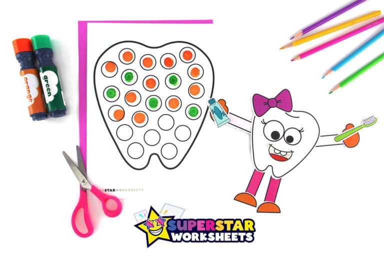 Tooth Template (Free Printables) - Superstar Worksheets