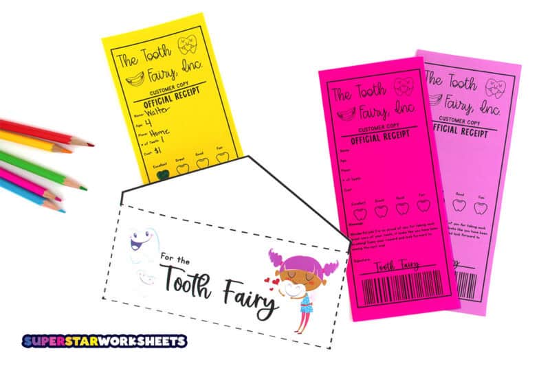 Tooth Fairy Letter (Free Printables) - Superstar Worksheets