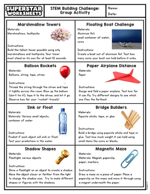 First Day of School Worksheets - Superstar Worksheets