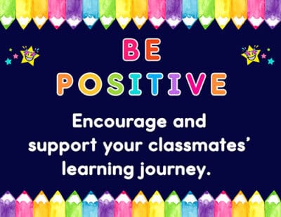 Classroom Rules Poster - Superstar Worksheets