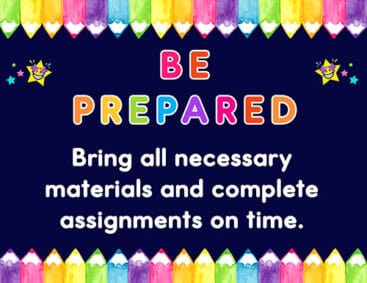 Classroom Rules Poster - Superstar Worksheets