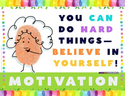 Growth Mindset Poster - Superstar Worksheets