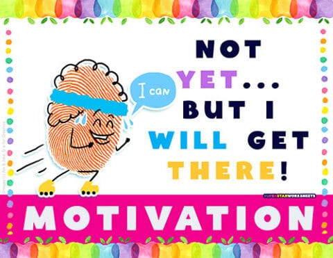 Growth Mindset Poster - Superstar Worksheets