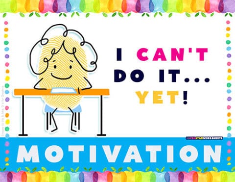 Growth Mindset Poster - Superstar Worksheets