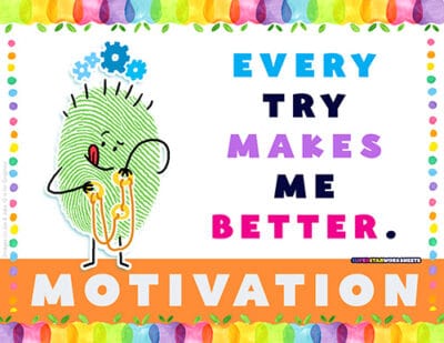 Growth Mindset Poster - Superstar Worksheets