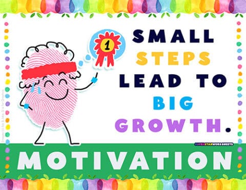 Growth Mindset Poster - Superstar Worksheets