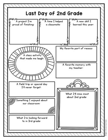 Last Day of School Worksheets (Free Printables) - Superstar Worksheets