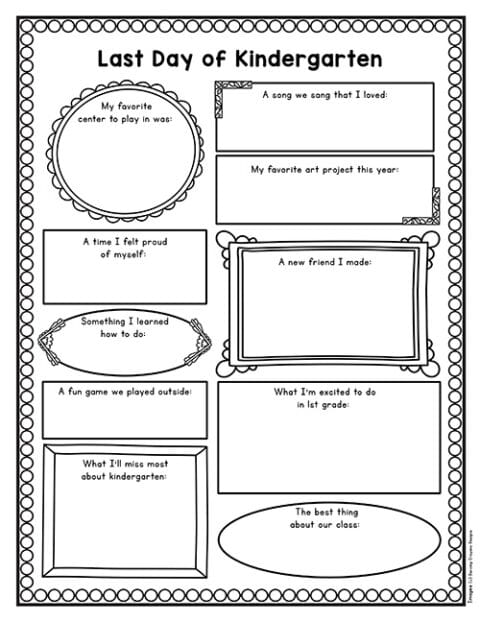Last Day of School Worksheets (Free Printables) - Superstar Worksheets