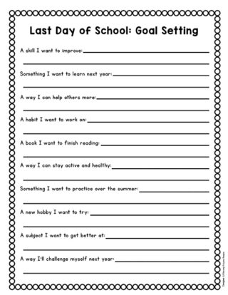 Last Day of School Worksheets - Superstar Worksheets