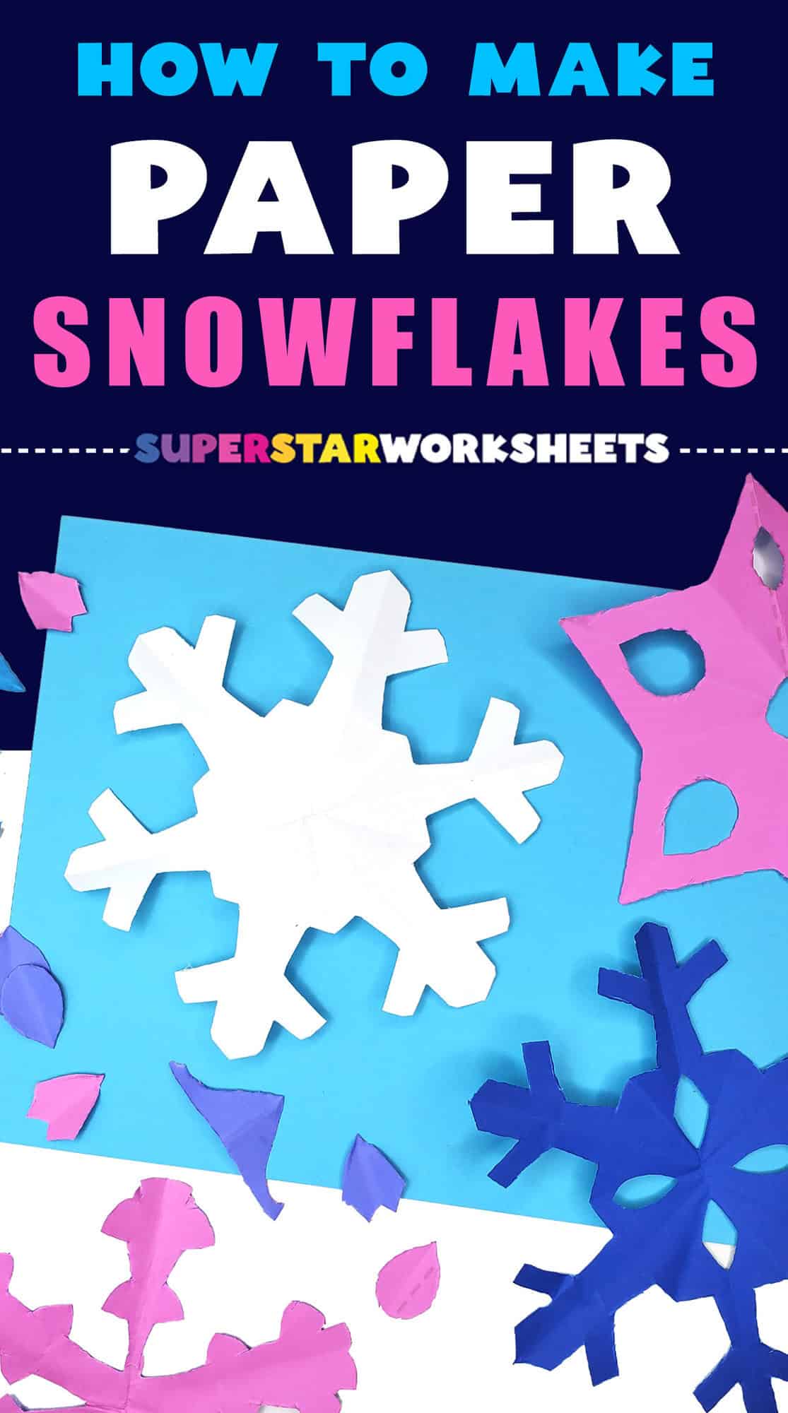 12 Free Paper Snowflake Templates - Superstar Worksheets