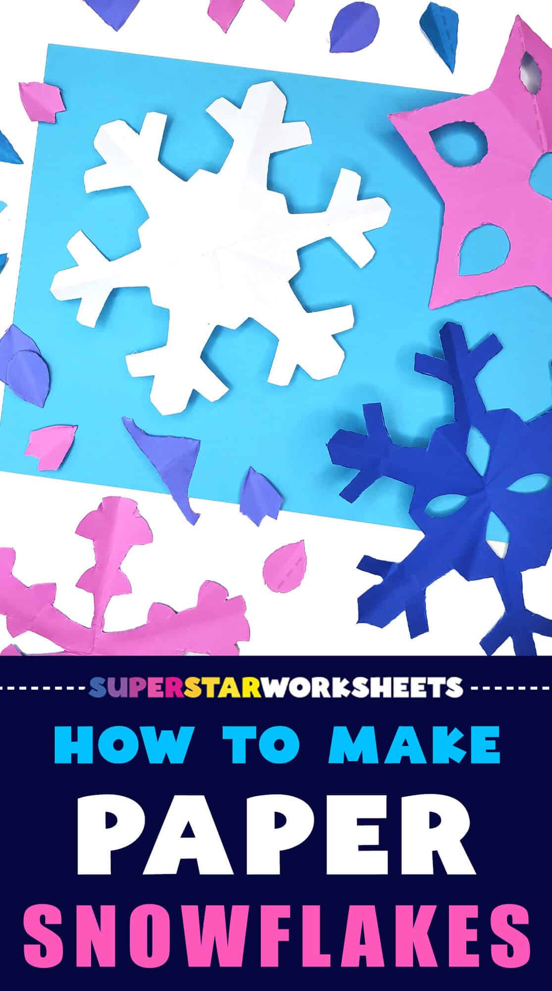 12 Free Paper Snowflake Templates - Superstar Worksheets