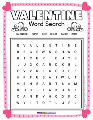 Valentine's Day Worksheets - Superstar Worksheets