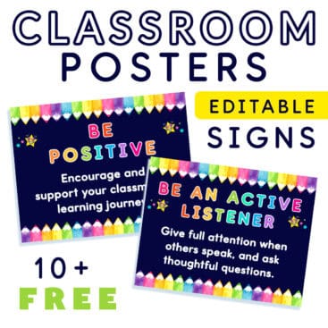 Classroom Rules Poster - Superstar Worksheets