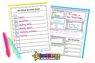 First Day of School Worksheets (Free Printables) - Superstar Worksheets