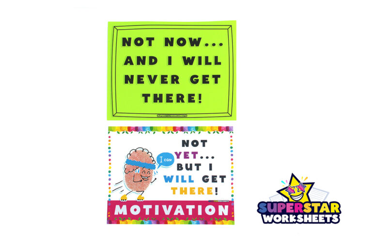 Growth Mindset Poster - Superstar Worksheets