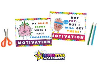 Growth Mindset Poster - Superstar Worksheets