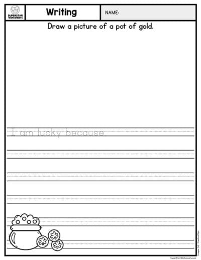 St Patrick's Day Worksheets - Superstar Worksheets