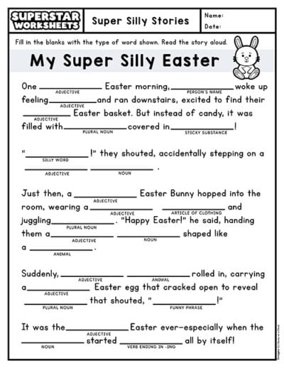 Easter Worksheets (Free Printables) - Superstar Worksheets