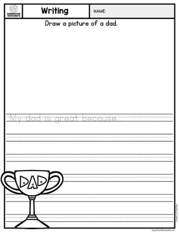 Father's Day Worksheets - Superstar Worksheets
