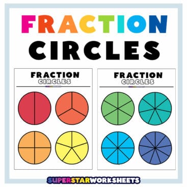 Fraction Circles - Superstar Worksheets