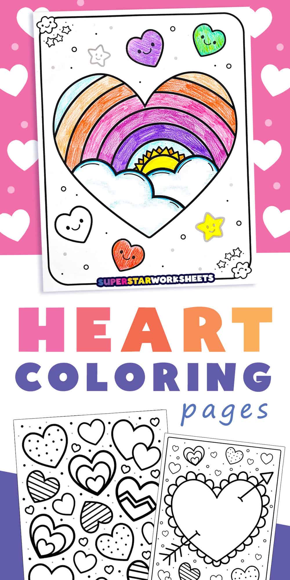 Heart Coloring Pages (Free Printables) - Superstar Worksheets