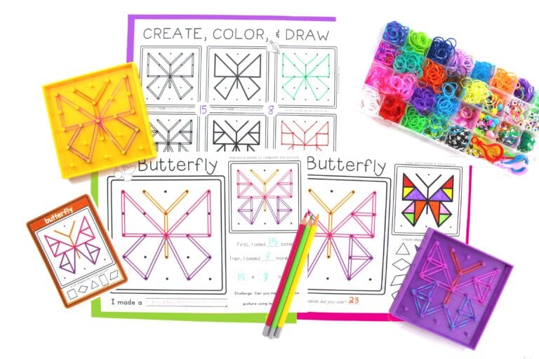 Geoboard Patterns - Superstar Worksheets